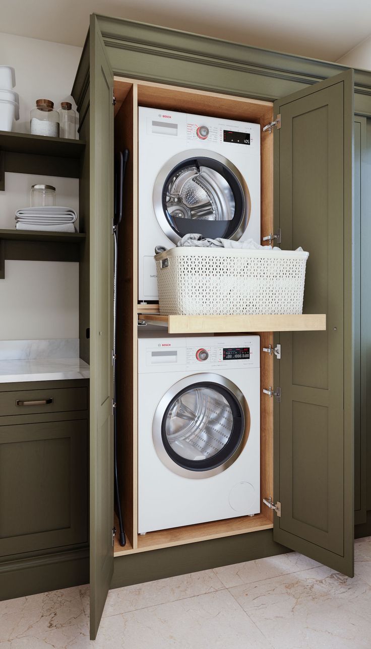 Lavanderia compacta com lava e seca: Mais de 30 ideias e dicas para um ...
